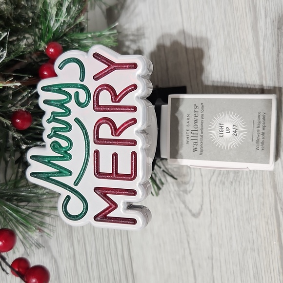 Bath & Body Works | Holiday | Bath Body Works Merry Merry Neon Glowing ...